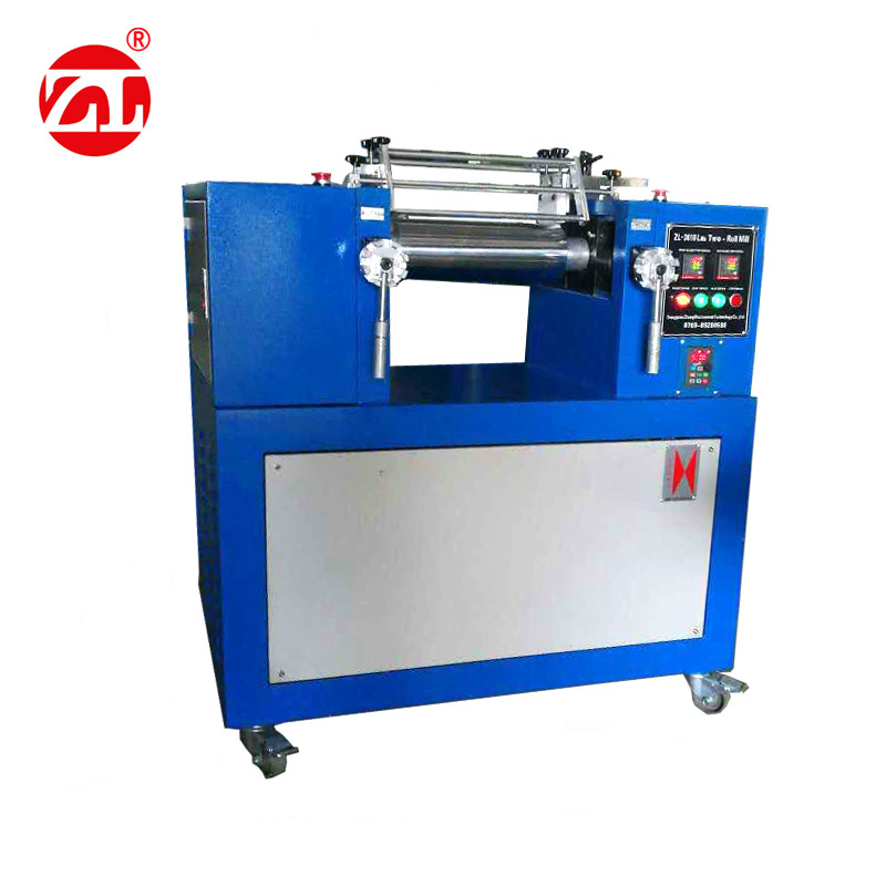 LED Display Plastic Rubber Test Machine , Lab Two Roll Hot Mill for EVA ...