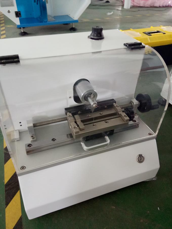 Electric IZOD Impact Specimen Notch Rubber / Plastic Samples-making Machine