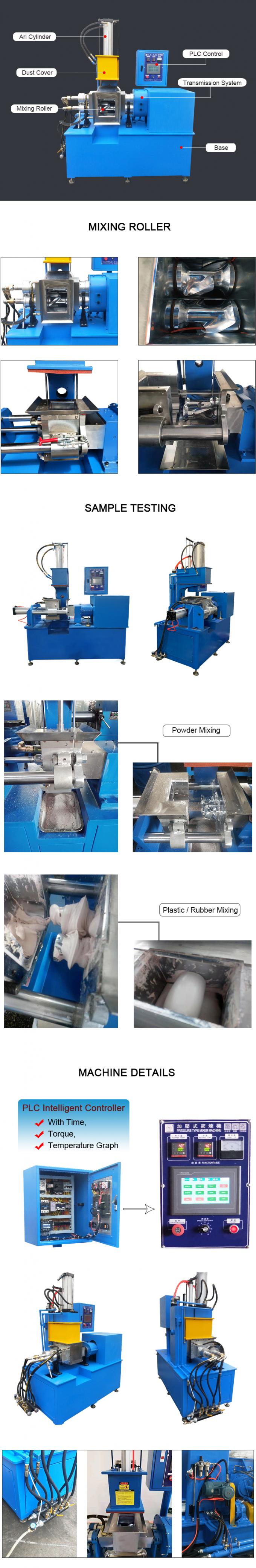 Laboratory Banbury Rubber Internal Mixer , Banbury Internal Mixing ...